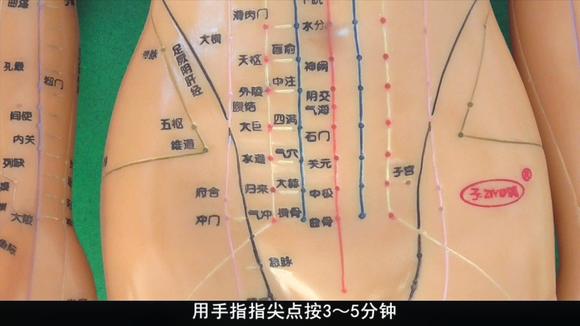 维道穴功效,调理冲任,利水止痛。经常按摩可改善带下,盆腔炎等