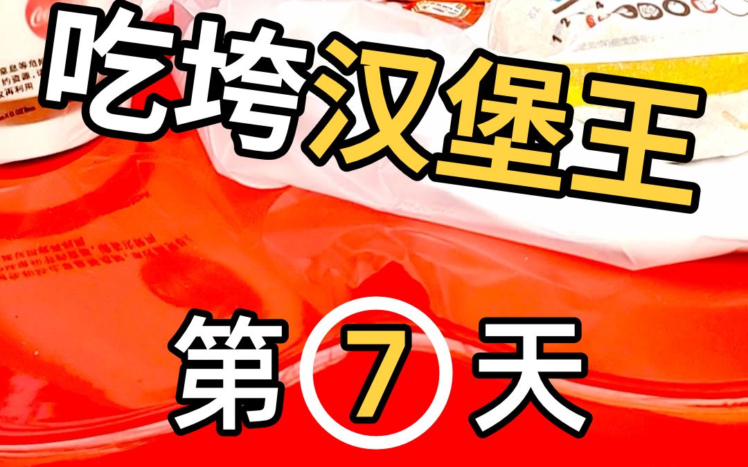汉堡王工作餐挑战100天-第7天