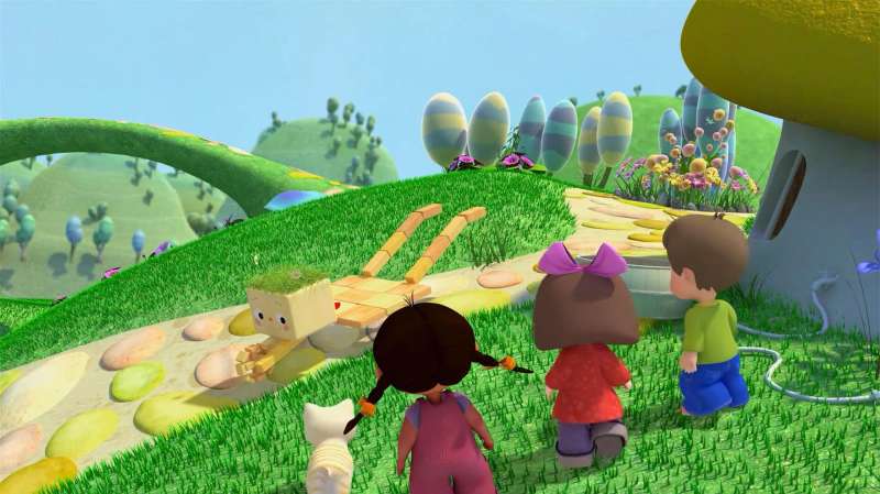 朋朋的世界：有朋朋可真好，为了帮大家搬水桶，朋朋变身手推车