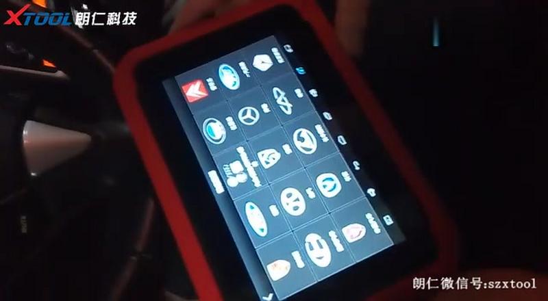 朗仁PS60做2009年保时捷卡宴汽车钥匙匹配