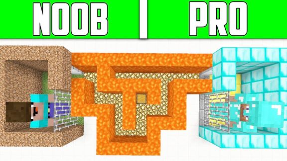 我的世界搞笑动画:新手对高手MC世界动画中的秘密迷宫越狱挑战