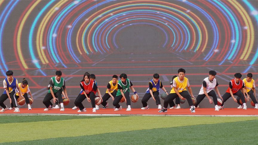 炫彩篮球.运动开幕式表演