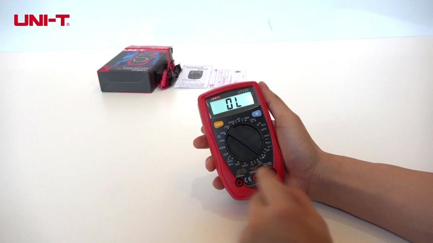 #万用表 优利德UT33D便携式掌上万用表上新了