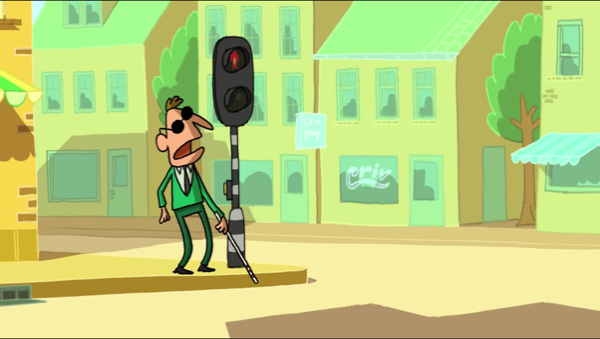 搞笑动画短片:交通信号灯