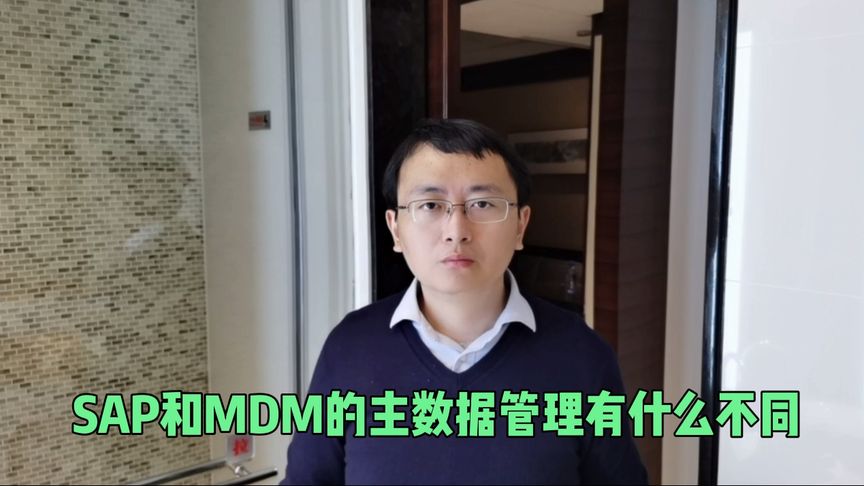 SAP和MDM系统中主数据管理有何不同,一个侧重业务,一个侧重标准