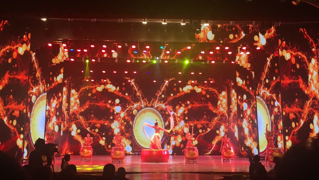 2019企业年会最新震撼开场大气舞蹈节目鼓上舞中式水鼓龙鼓缶表演