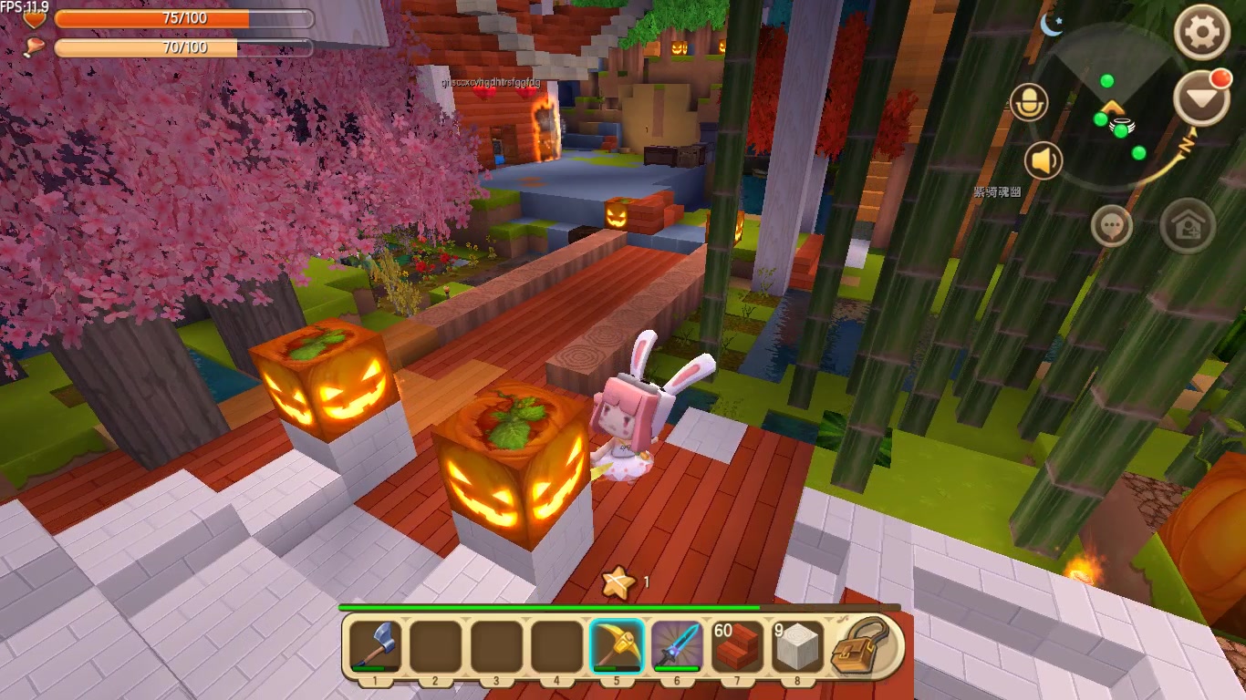 迷你世界生存实况景观建筑 教你打造景观小路啦