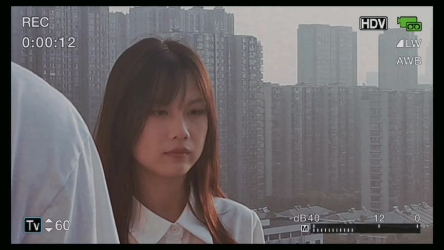 #复古dv #胶片 #校园 学校里拍爱情小甜剧,女主