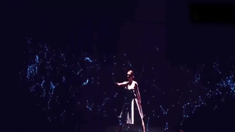 庆典演出公司互动秀舞蹈表演之人屏互动秀