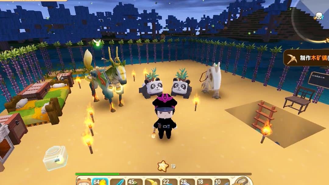 迷你世界:生存到极致就像开挂,半仙把整个沙漠的地心人撩了个遍