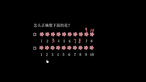一年级数学 |5 10以内数的认识及加减法:按顺序数数