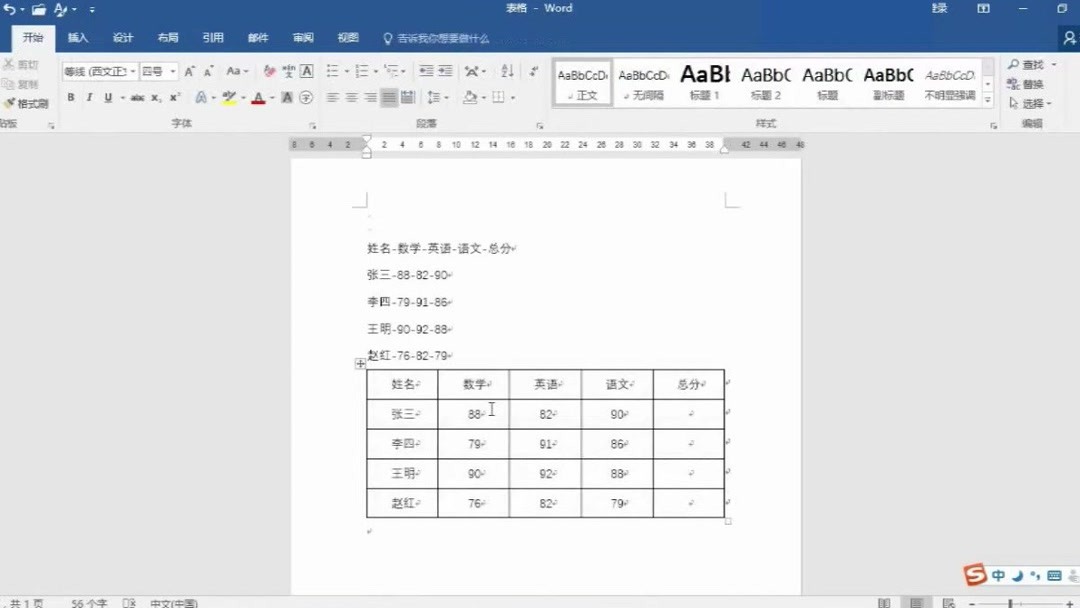 word基础入门:表格的文字格式编辑,掌握技巧,提高办公效率