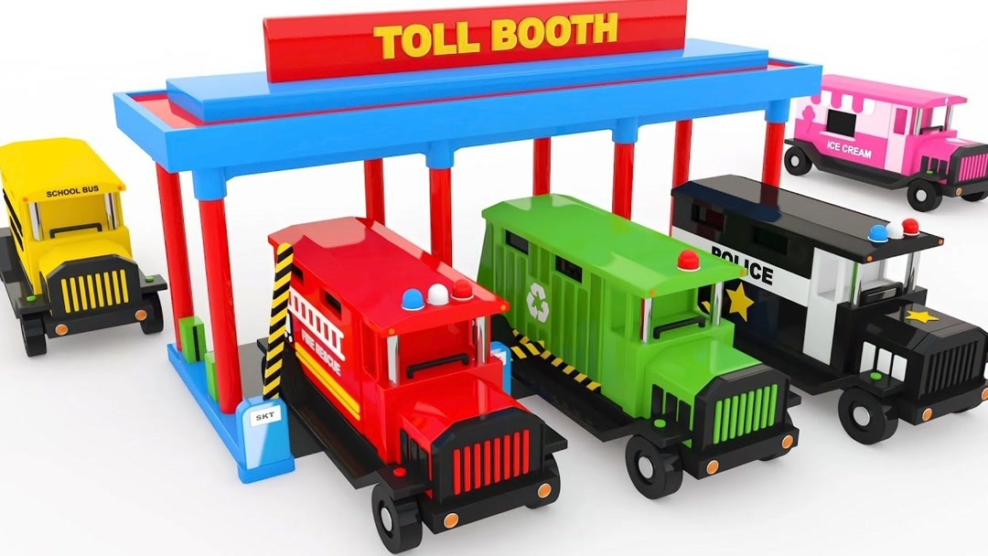 汽车总动员 变形警车 挖土机推土机18