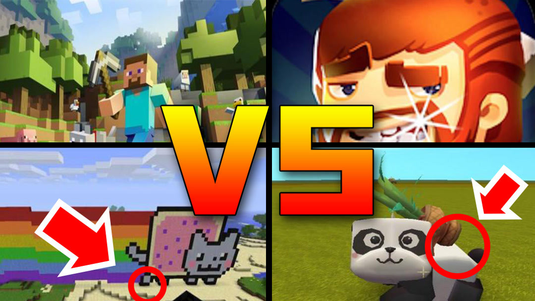我的世界vs迷你世界:宠物的不同之处!MC玩家表示我也想要熊猫!