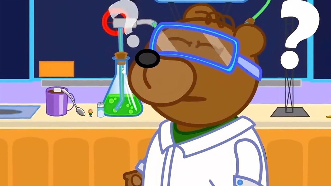 小狮子的科学实验 卡通动画