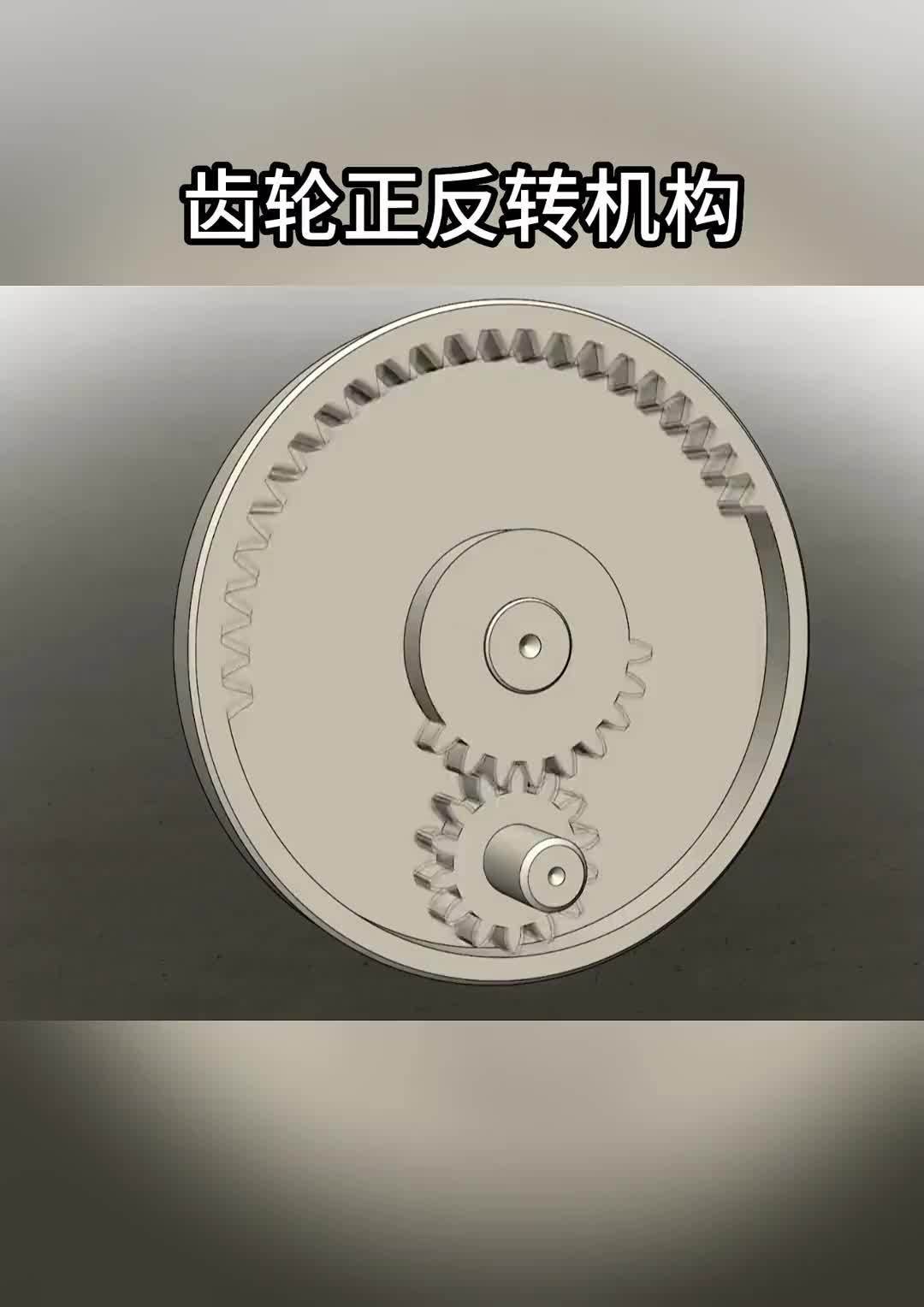 齿轮正反转机构