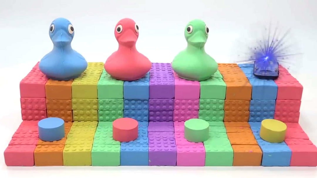如何制作运动沙鸭玩具模型,为孩子创造乐趣,小朋友快来边玩边学