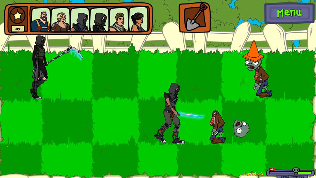 植物大战僵尸:堡垒之夜 VS 僵尸