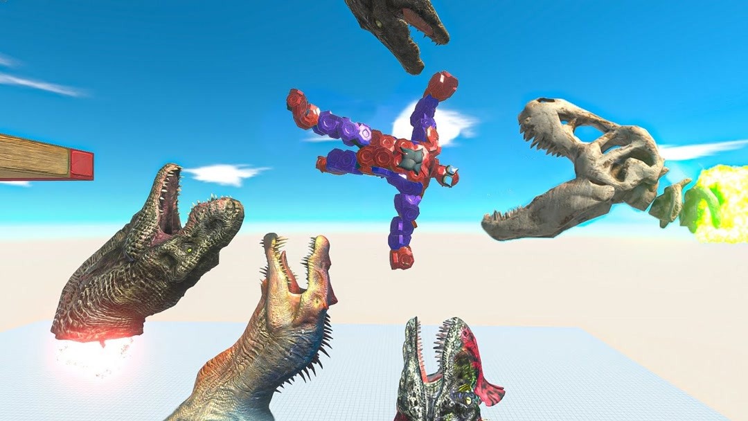 动物战争模拟器 哪个单位能在与雷龙恐龙头的战斗中幸存下来