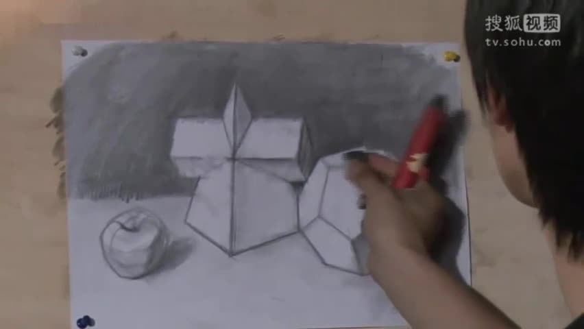 素描入门排线的方法和握笔姿势