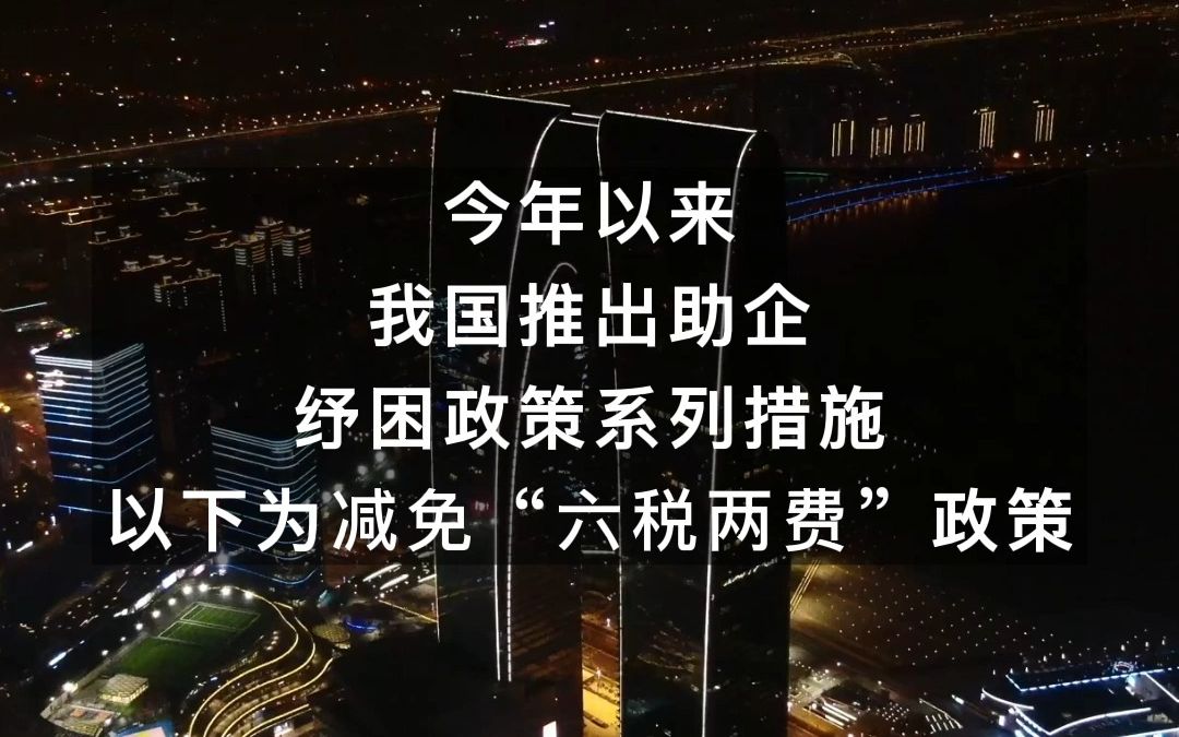 2022年出台的助企纾困政策措施——减免“六税两费”政策篇