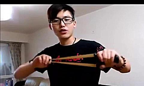 扁皮弹弓的打法之横握瞄打详解