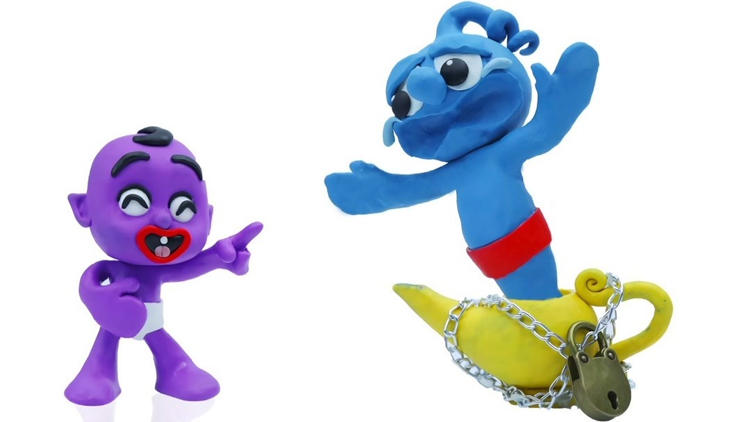 橡皮人蓝精灵的欢乐园:小熙解说橡皮人大乱斗,超可爱的橡皮人!