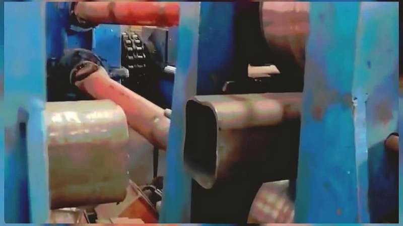 无缝方矩管生产,这个工艺厉害,全程加工生产都没有一个工人插手