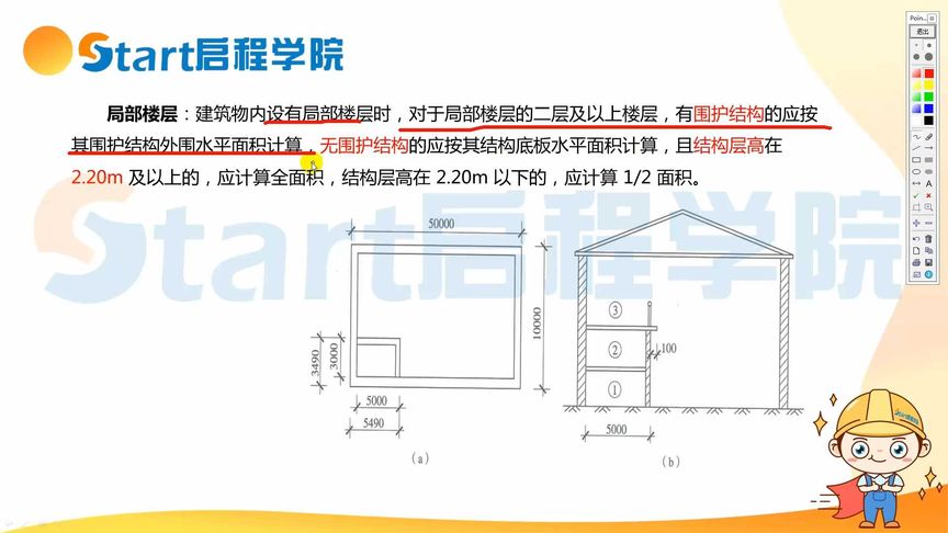 .建筑面积计算规范-局部楼层