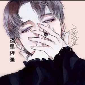 夜里催星 
