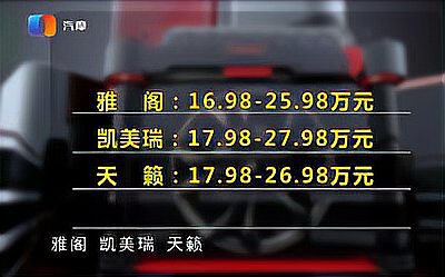 20万落地家用车 中级合资车买哪款?