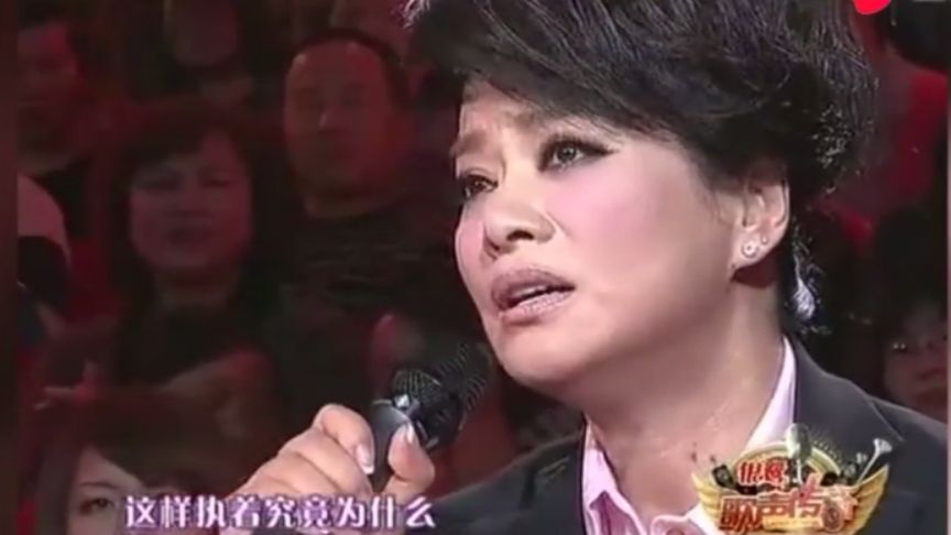 毛阿敏为什么说在唱这首歌的时候哭的稀里哗啦的!
