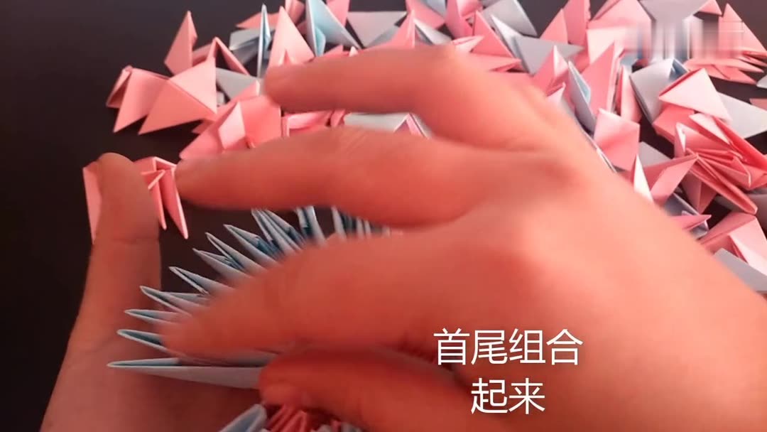 三角插折纸做生日蛋糕,这创意花多少钱也买不来