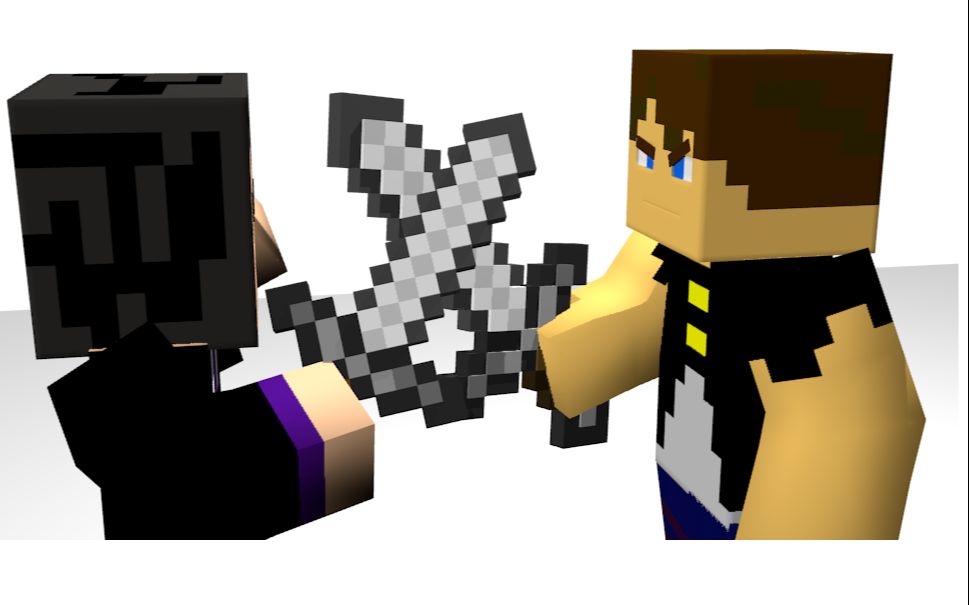 minecraft练习动画:打架