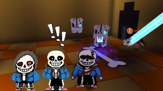 迷你世界国际服 最强审判者sans