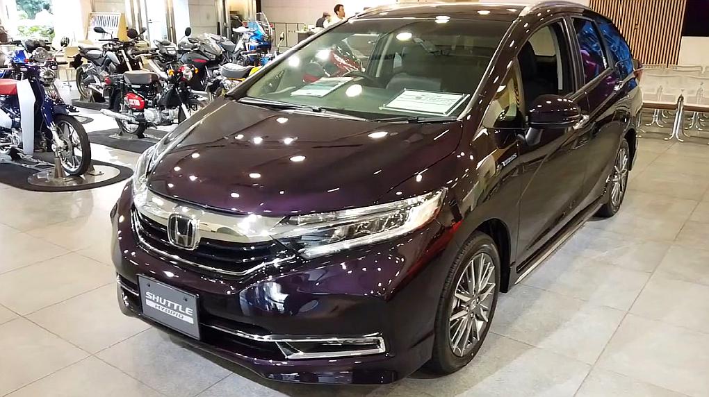 本田全新MPV车型,2019款本田Shuttle混动版到店实拍