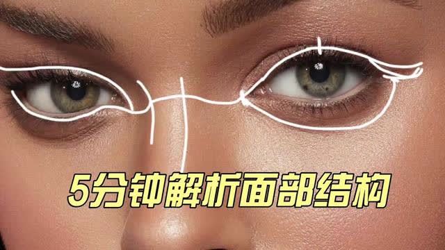 5分钟学会面部结构光影画法ps修图逻辑灵动修图修图技巧