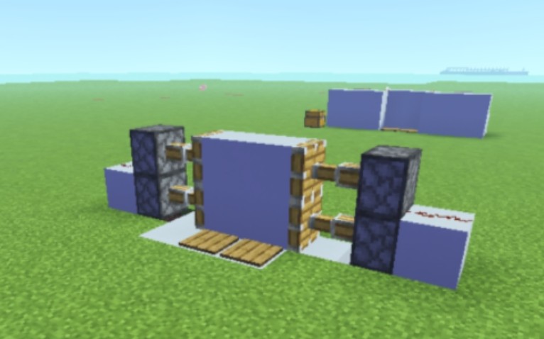 我的世界简易红石门,进来看看!