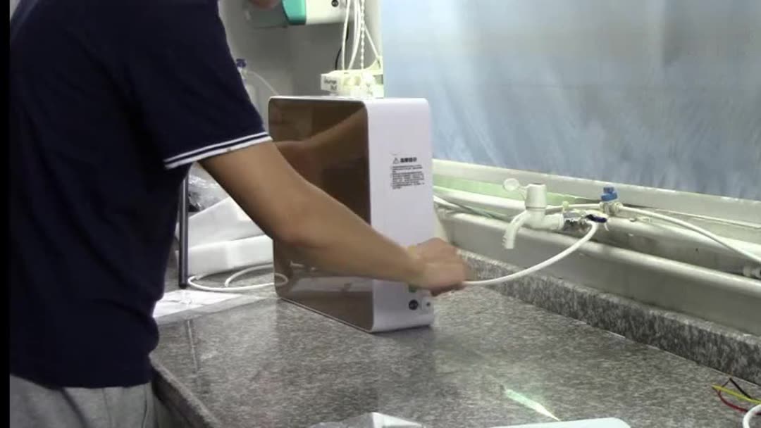 禹涧家用直饮净水机安装及测试视频