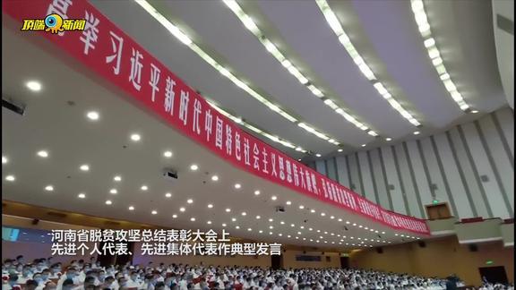 #河南省脱贫攻坚总结表彰大会 上先进个人代表