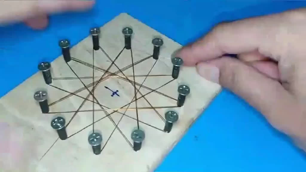 科学小实验:简易电机制作2