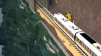 火车撞货车,火车是如何脱轨的?3D动画演示