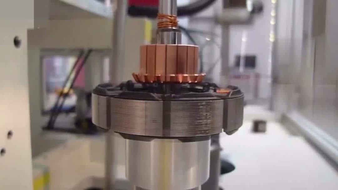 电机转子绕线过程,太过瘾了,我看了好几遍