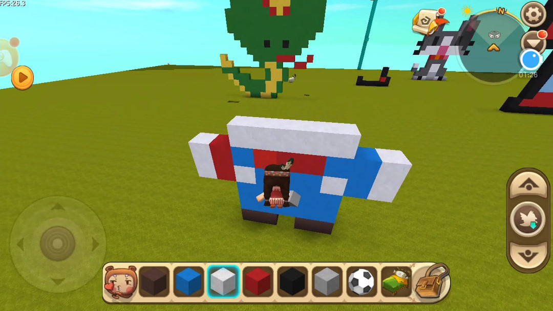 半夏迷你世界超级简单的像素马里奥教程包教包会