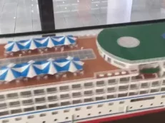 长江黄金号游轮模型