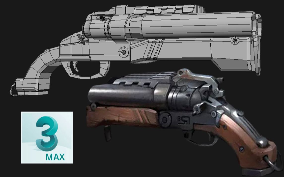 【3dmax建模】零基础入门布线教程,简易模型制作带你明白布线的操作