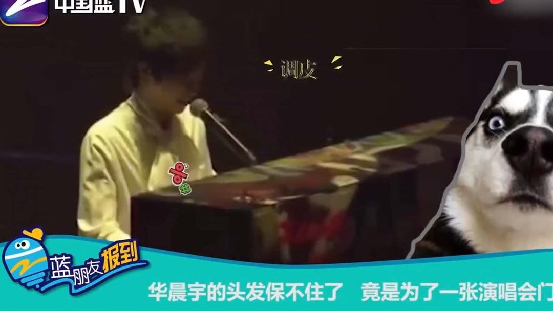 蓝朋友报到华晨宇的头发保不住了竟是为了一张演唱会门票