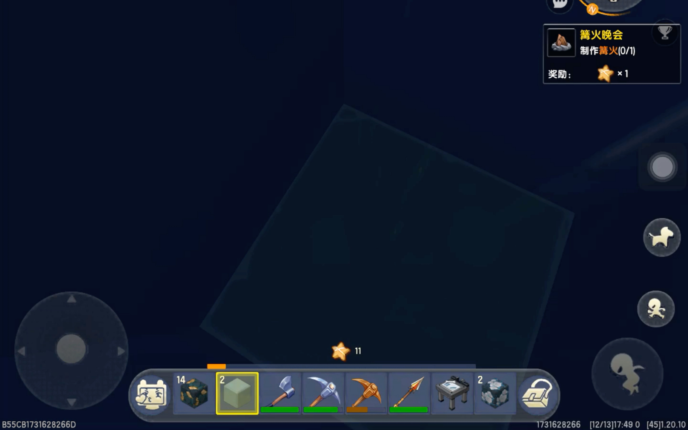 迷你世界单人生存第二期:旧梦运气爆棚,挖到碳合金秘银和琥珀,却发现...