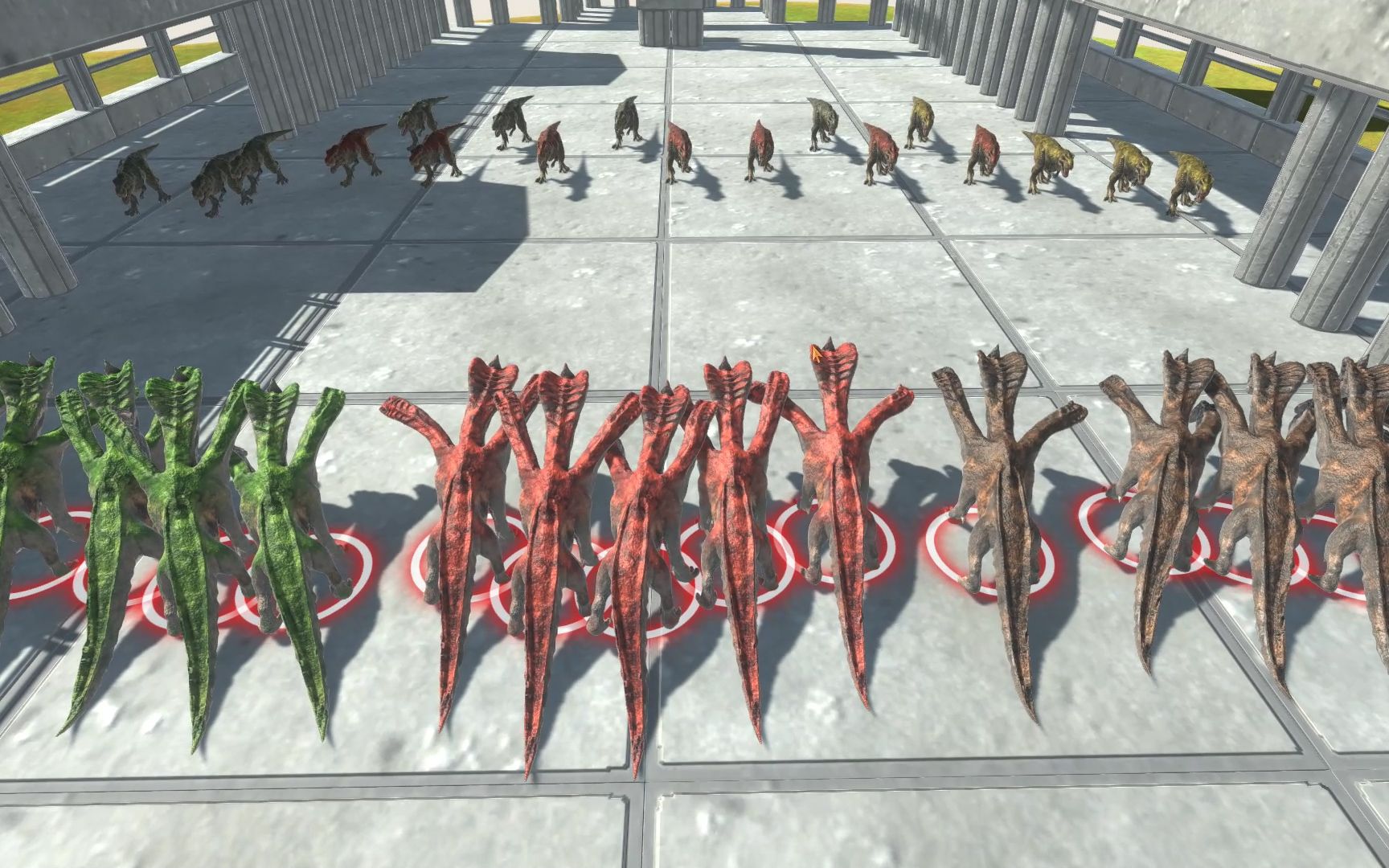 【动物起义模拟器】九头蛇对阵全兵种(等价)