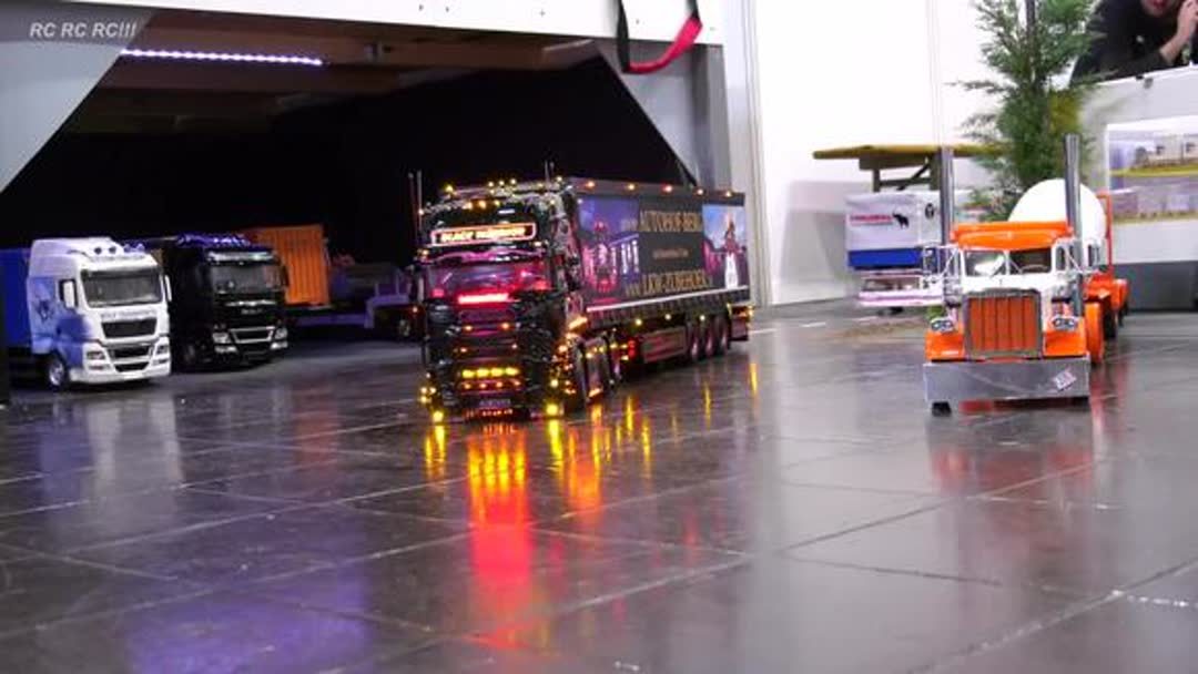 比例1:14遥控模型卡车大聚会!